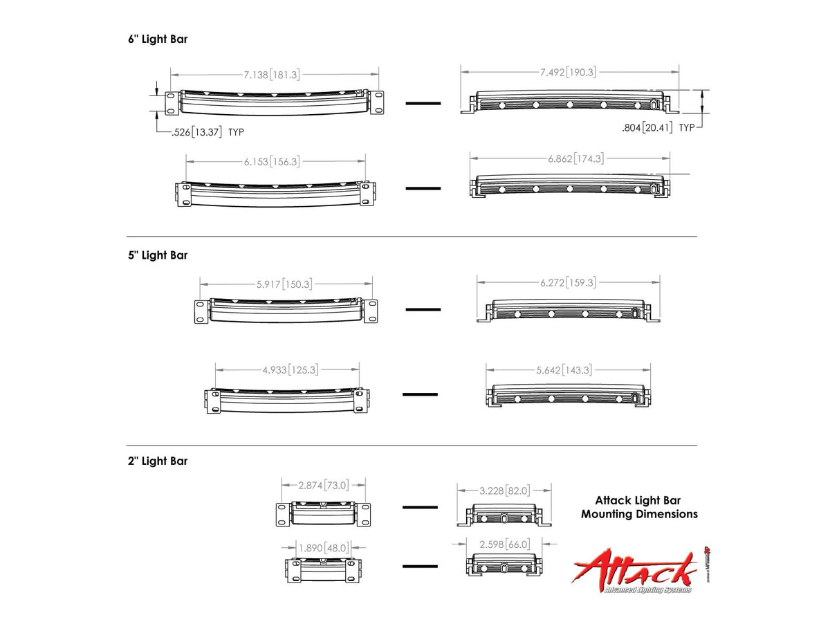 Attack 6" Light Bar – MyTrickRC
