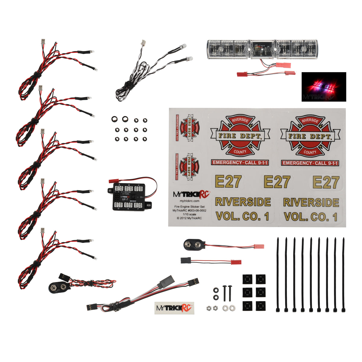 Fire Truck Deluxe Light Package – MyTrickRC