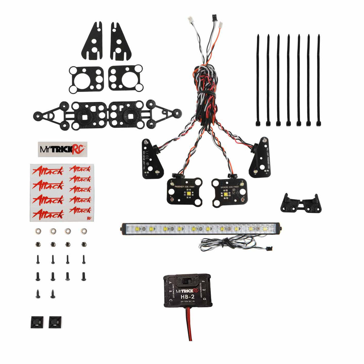 TRX4 Defender Kit with 5" Light Bar HB-2 – MyTrickRC